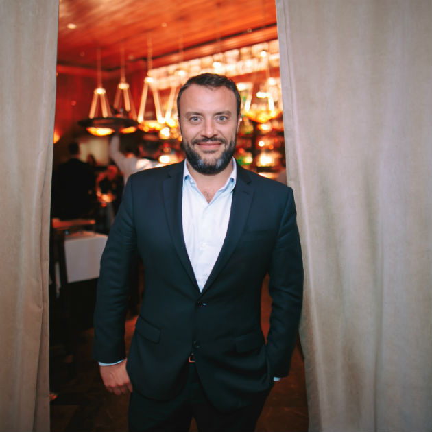 Pierre Parra e Nicolas Degennes convidaram para o jantar de lançamento ...