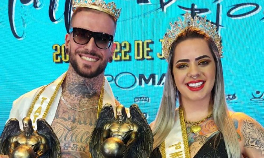 Modelo e personal trainer são eleitos Miss e Mister Tattoo Week Rio ...
